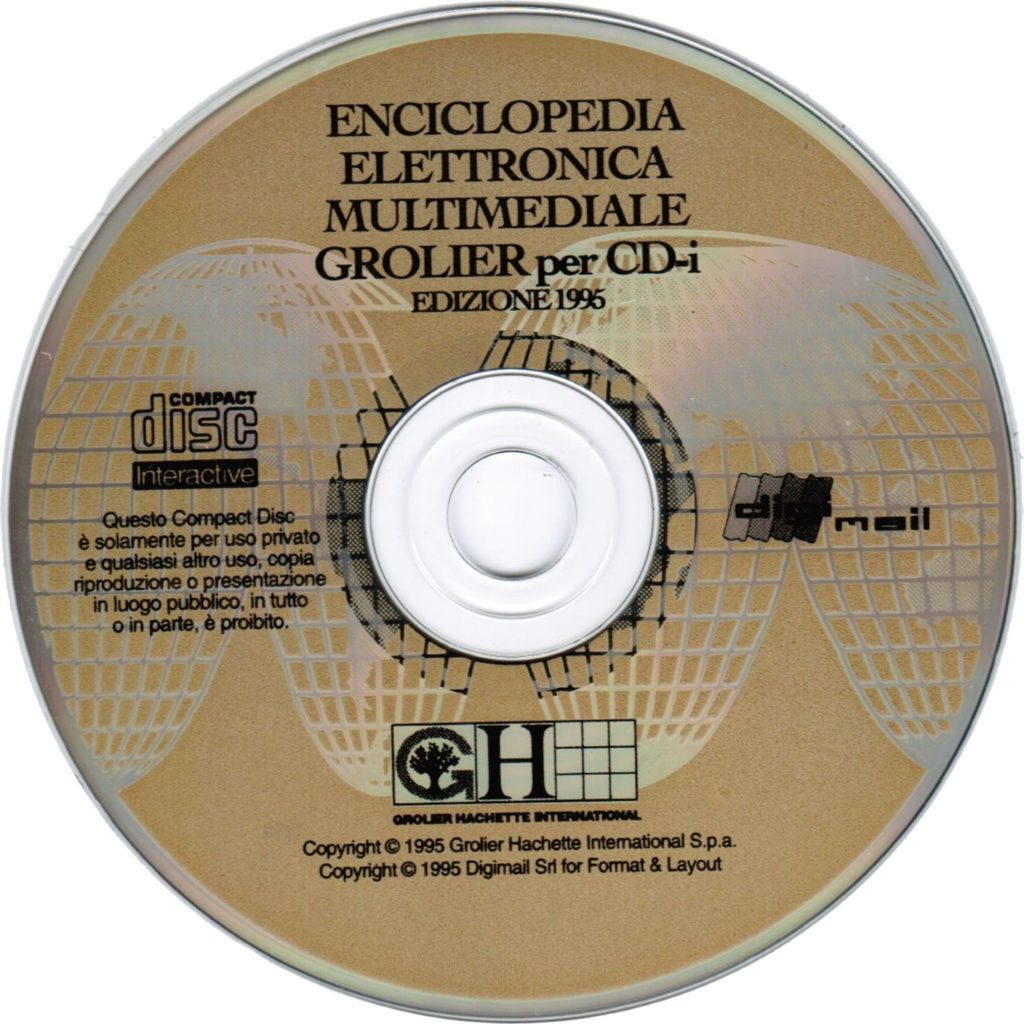 Enciclopedia Elettronica Multimediale Grolier italia 1996 booklet – The ...