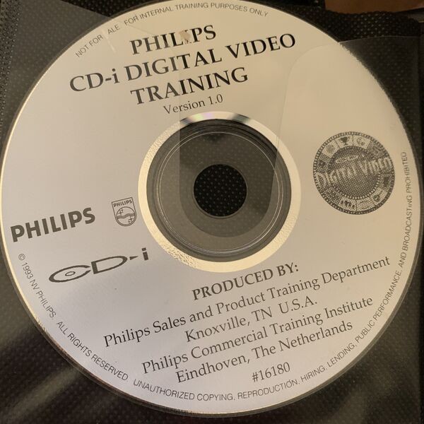 Philips CD-i Digital Video Training – The World of CD-i